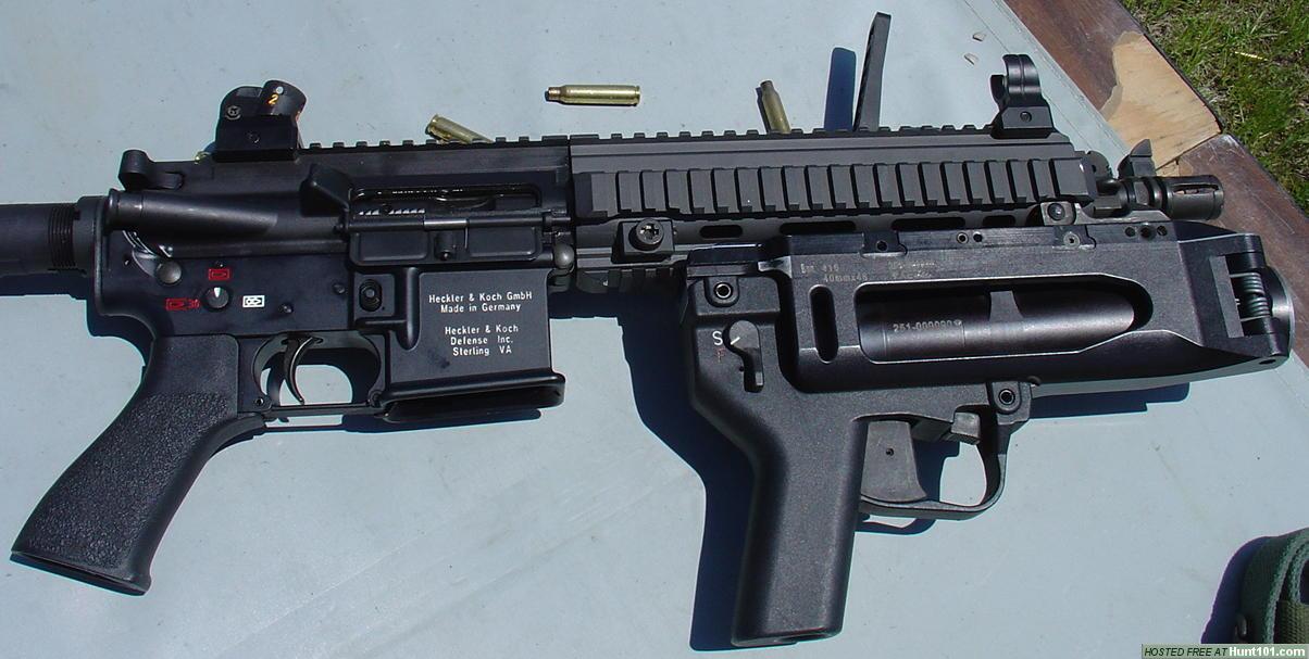 The new assault rifle for French armies : Heckler & Koch HK416F. [1 024 ...